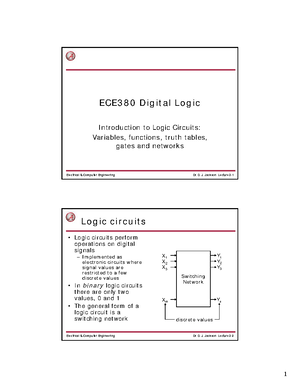 Lec 19 - Number Representation and Arithmetic Circuits: Design of ...