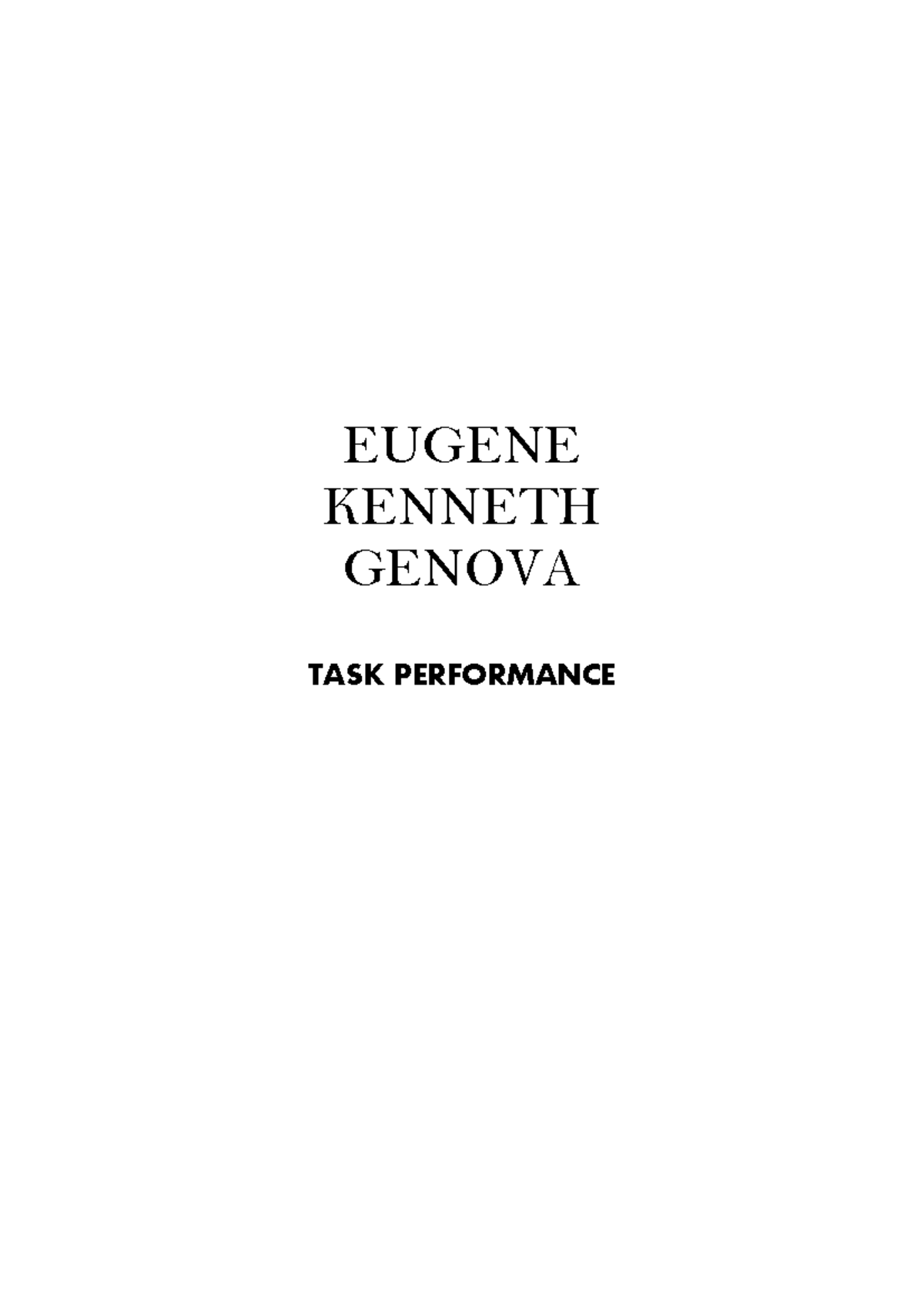 05-performance-task-1 Entrep - EUGENE KENNETH GENOVA TASK PERFORMANCE Entrepreneurial Habits (20 ...