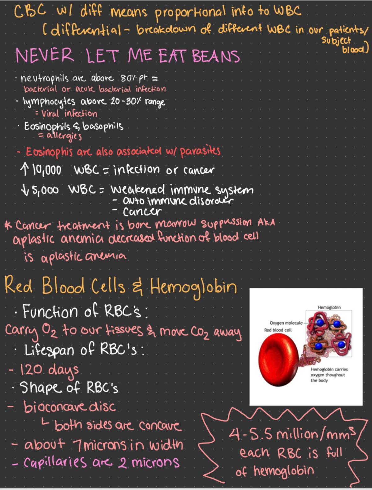 Hematology Lecture - NURS 220 - Studocu