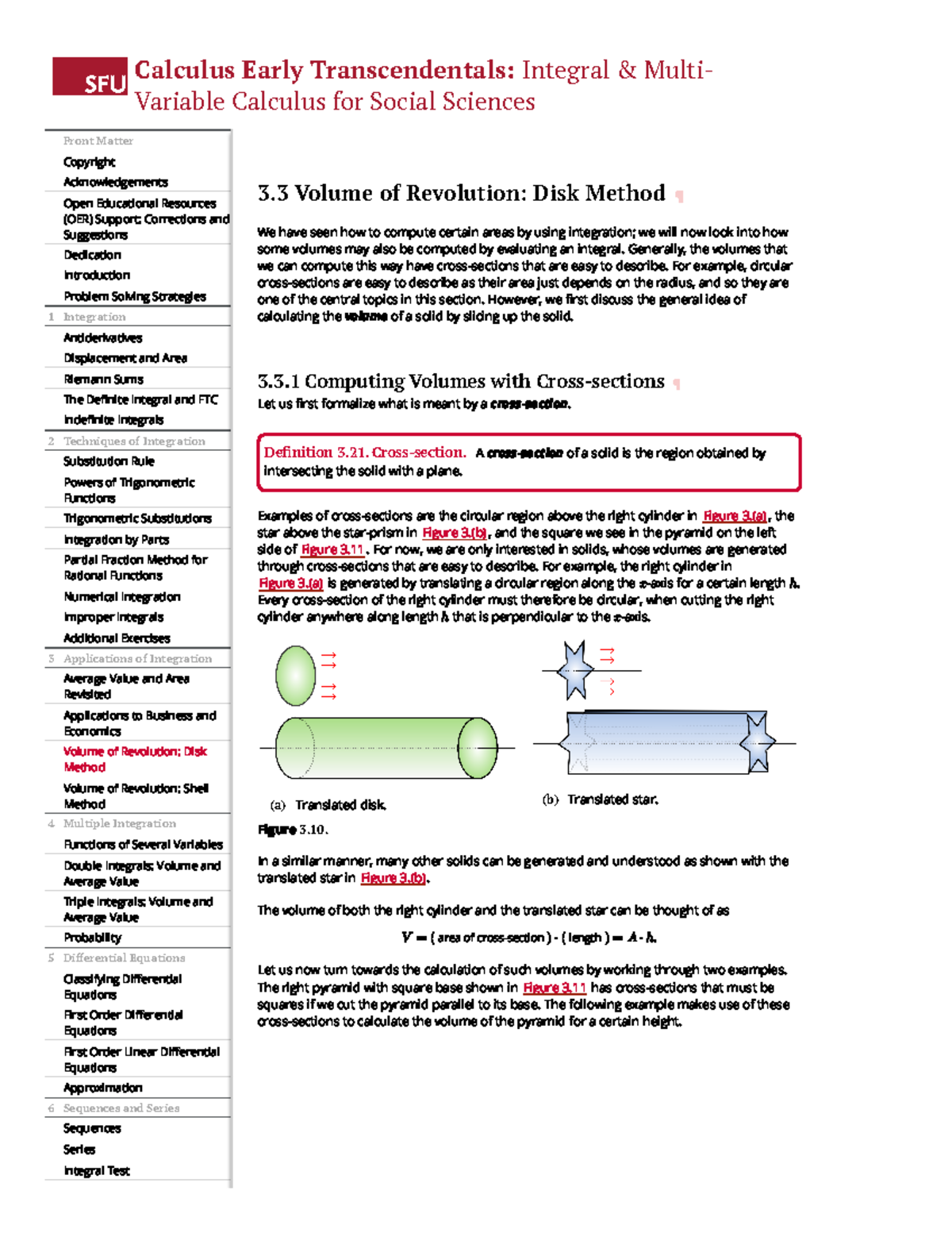 Volume of Revolution Disk Method - Generally, the volumes that we can ...