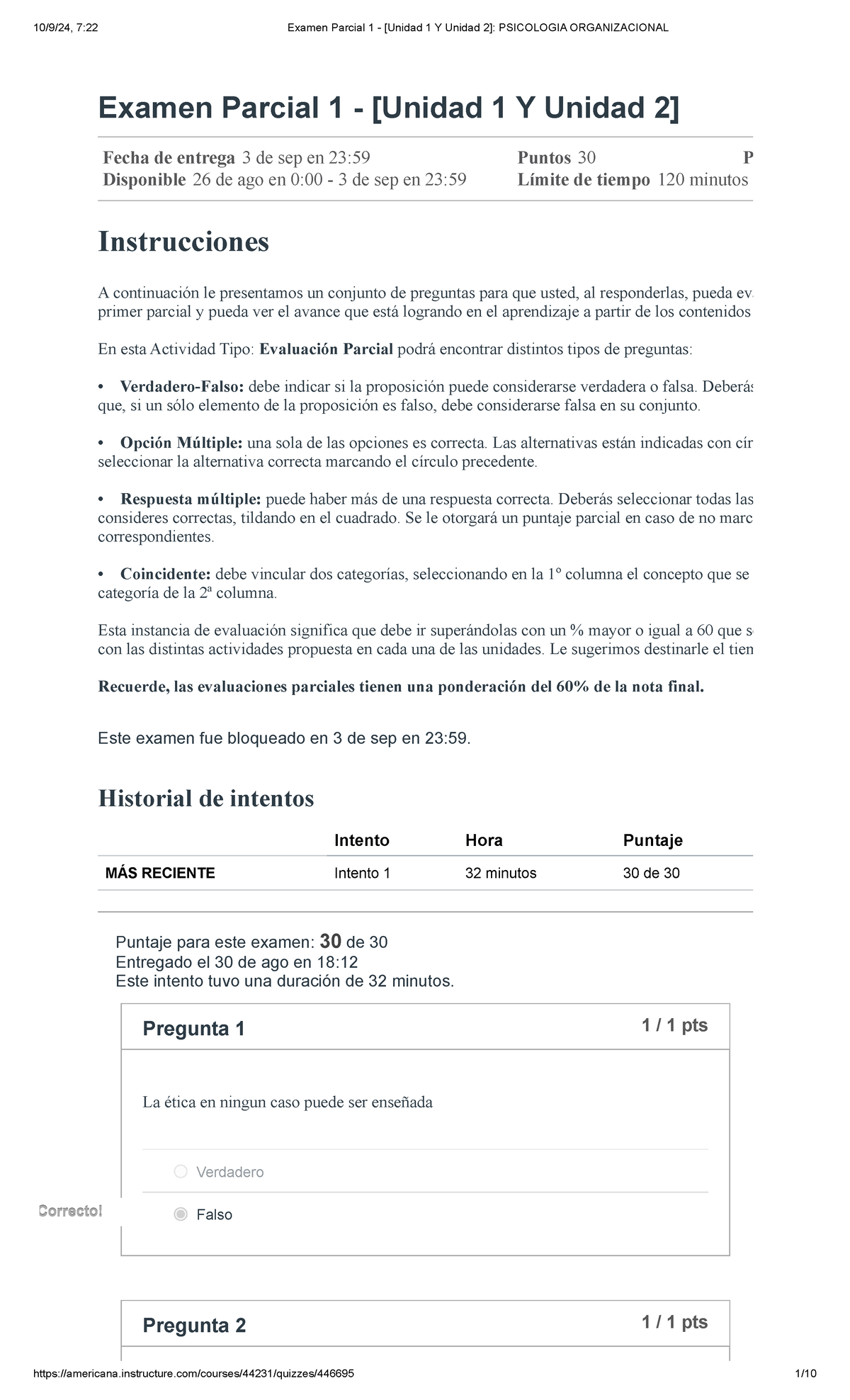 Examen Parcial 1 - [Unidad 1 Y Unidad 2] Psicolog 240910 072354 - Examen Parcial 1 - [Unidad 1 Y ...