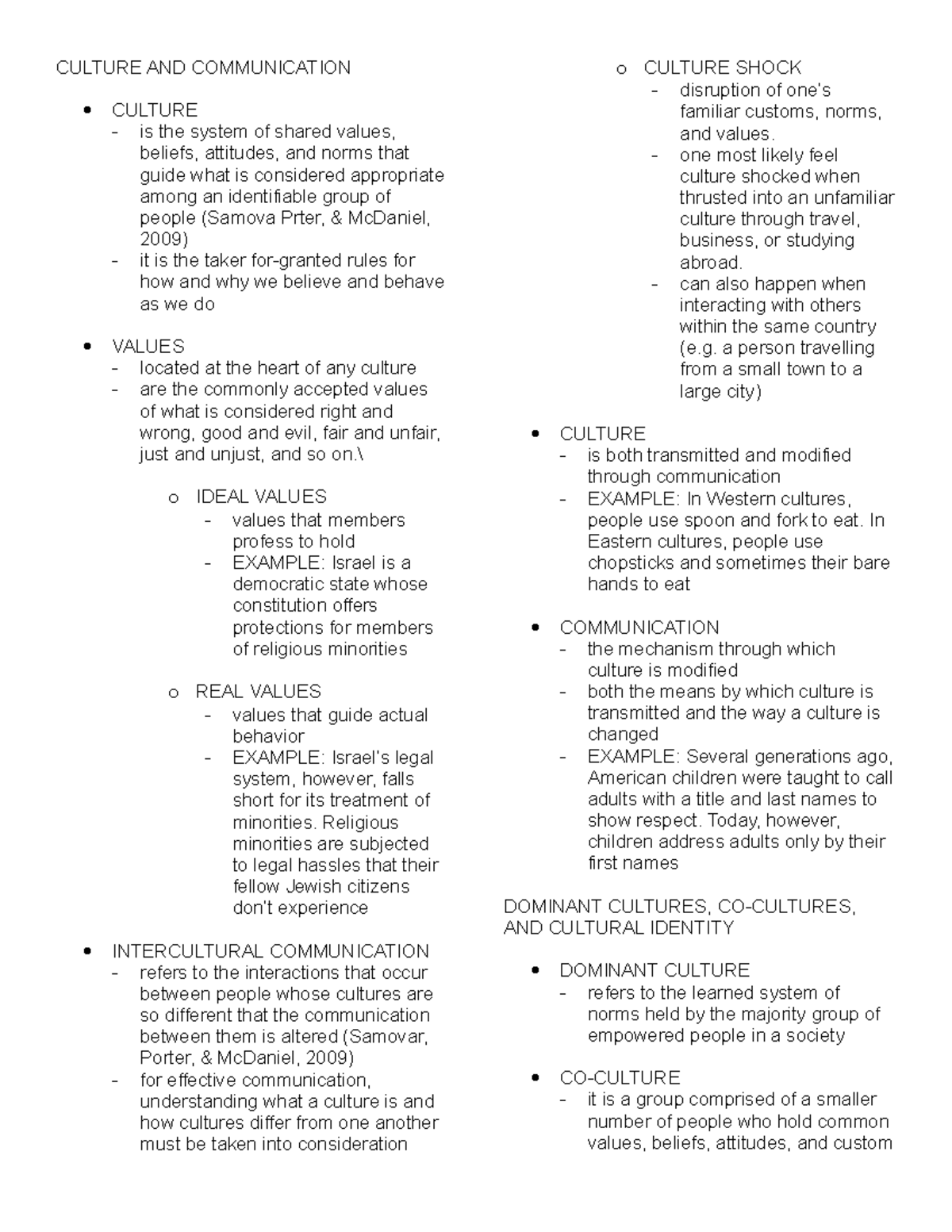 Intercultural Communication - CULTURE AND COMMUNICATION CULTURE is the ...