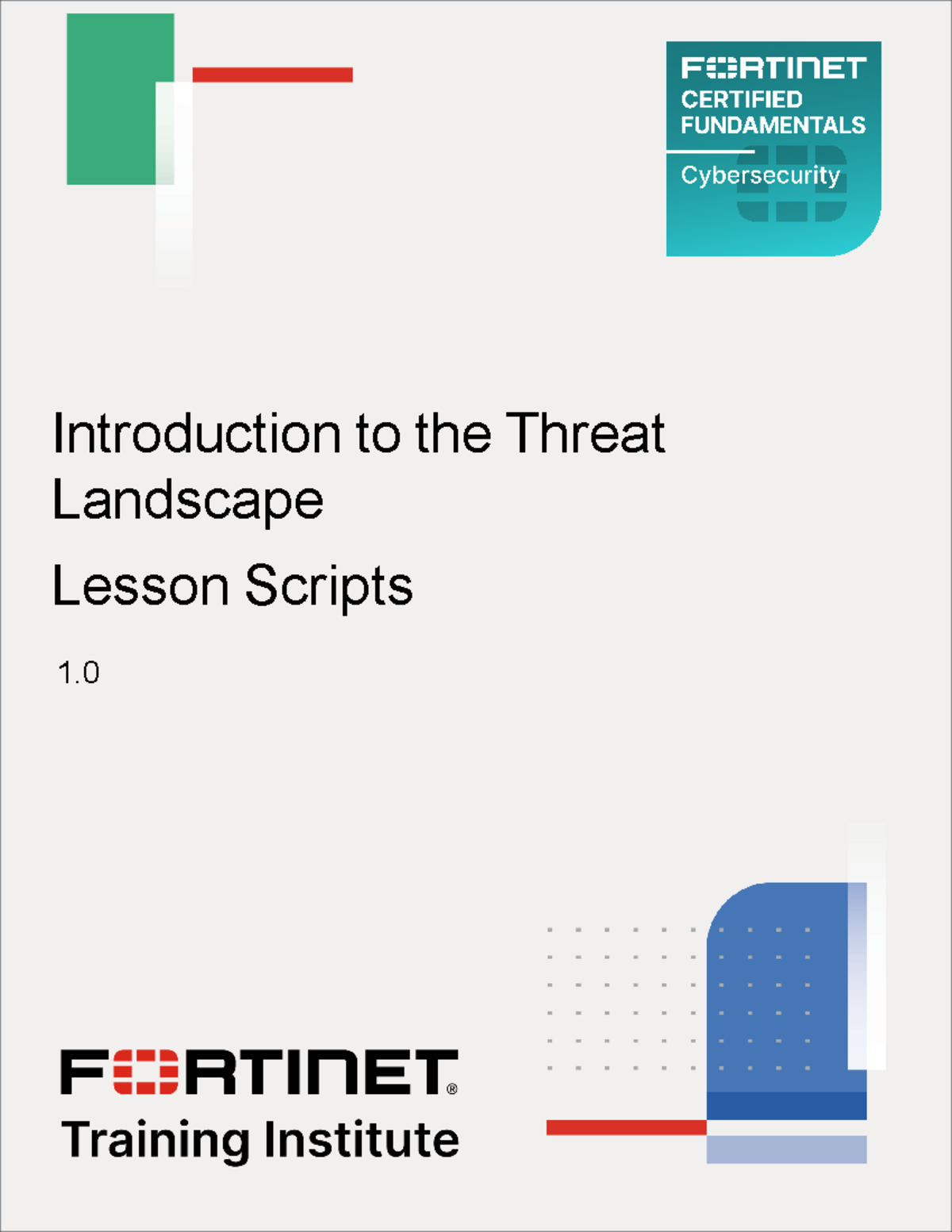 Introduction to the Threat Landscape 1 - Introduction to the Threat ...
