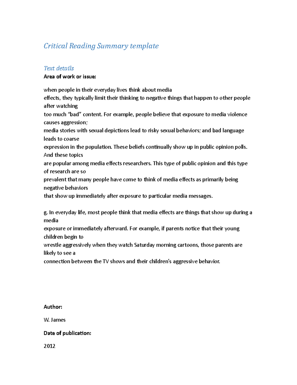 Exported-text - work - Critical Reading Summary template Text details ...