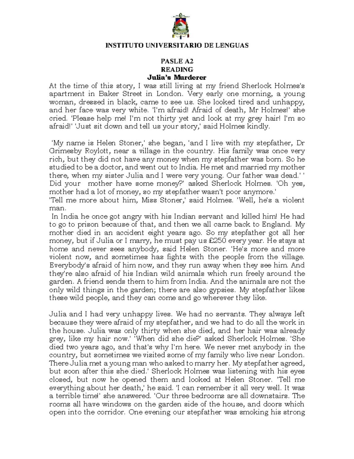 Julias Murderer - Reading mmmmmm mmmmmmmm mmmmmmm m mm m m m m mmmmmm ...