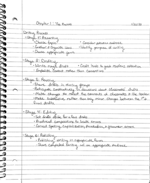 Homework 5- reader response notes - Homework 5: Reader Response Notes ...