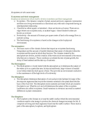 Extended Response Writing in HSC Geography - Studocu