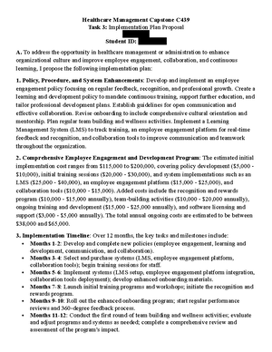 Task 2 - New program (after 8/2023) - Healthcare Management and ...