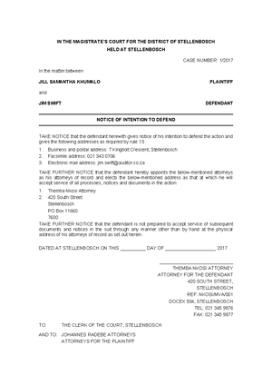 Civil Procedure Chapter 4 Notes - Civil Procedure Chapter 4: General ...