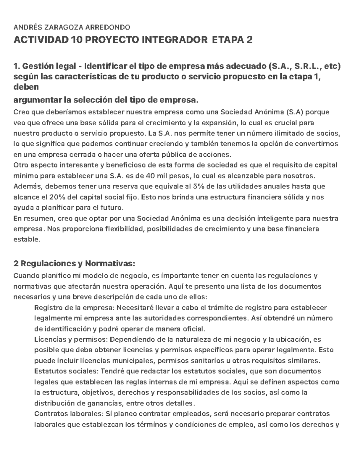 AZA 10 ING - Ftcyftf - 1. 2. 3. 4. ANDRÉS ZARAGOZA ARREDONDO ACTIVIDAD ...