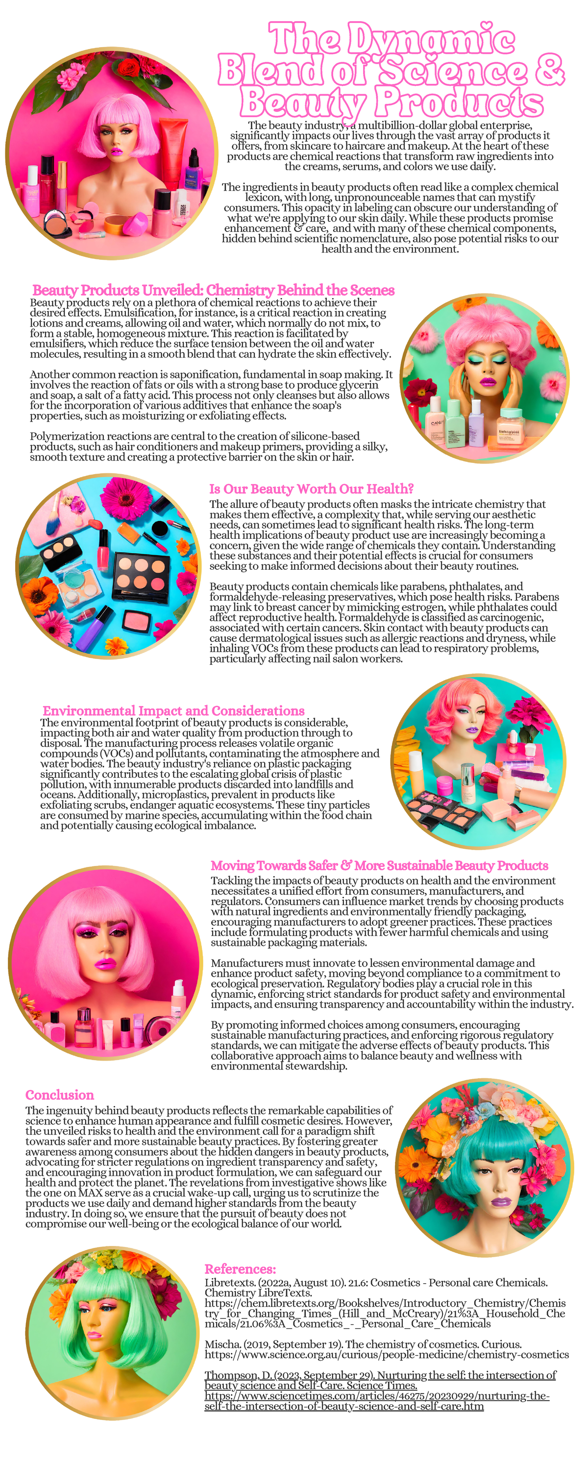 Chemical Reactions - Beauty products rely on a plethora of chemical ...