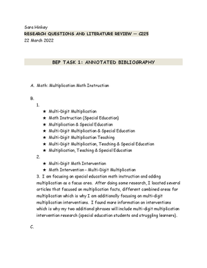 Task #3 Classroom Management, Engagement, and Motivation – C572 - SARA ...