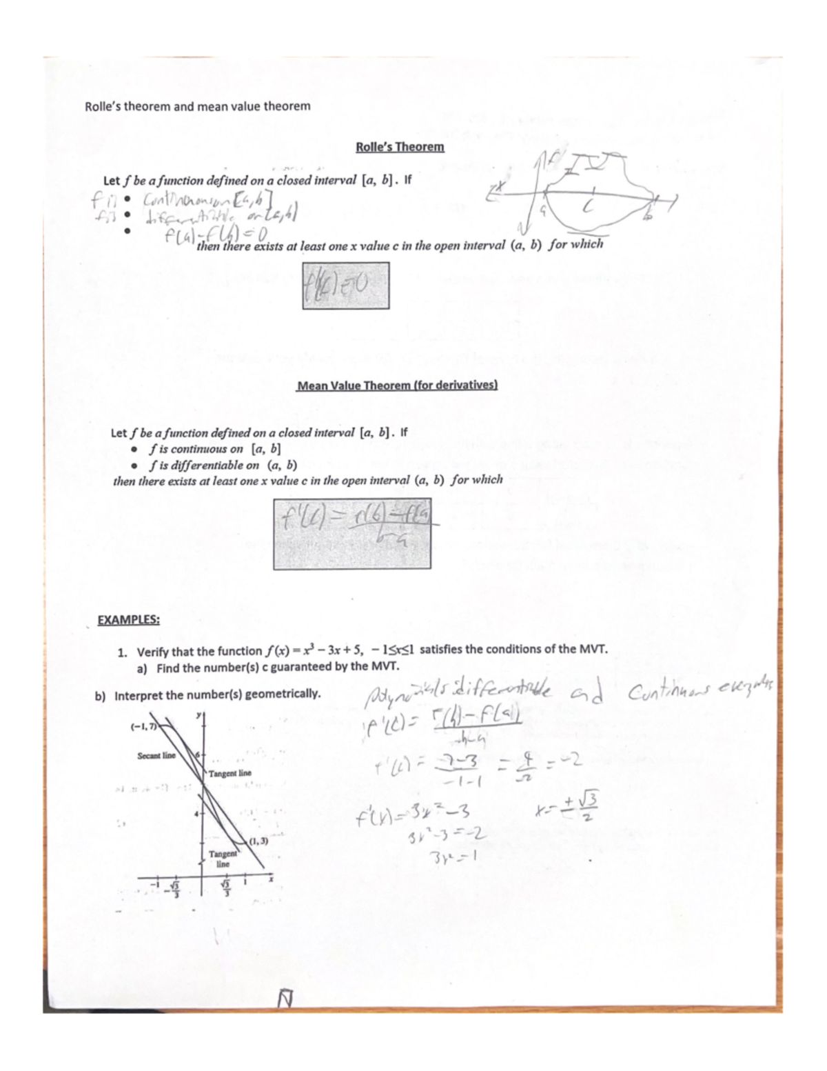 Christian 2-2-23 - Calc Notes - Studocu