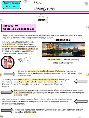 Geography of Europe - Guide 1 - GEOGRAPHY AND CULTURE OF EUROPE GUIDE 1 ...