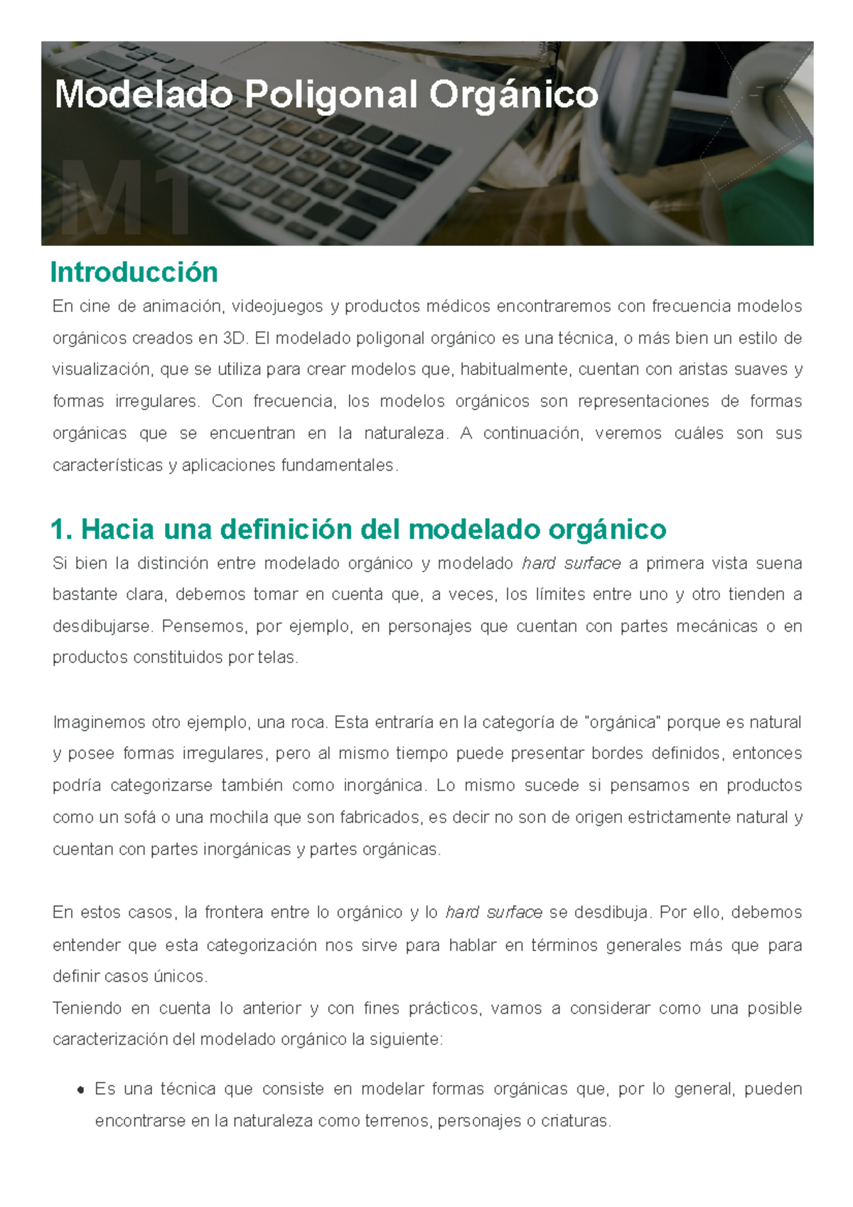 Modulo 1lectura 3 - Lectura 3 del Módulo 1 de Modelado 3D - Modelado ...