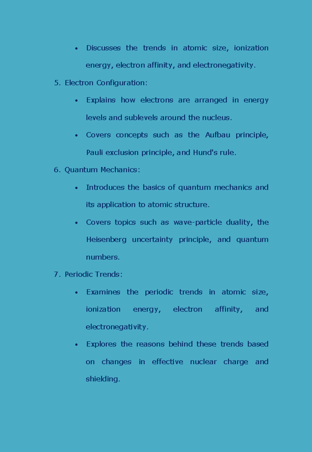 AP Chemistry-2 - AP Chemistry-2 - Discusses the trends in atomic size ...
