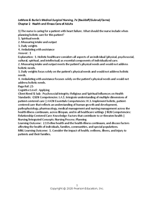Adult Health Chapter 1 - LeMone & Burke's Medical-Surgical Nursing, 7e ...