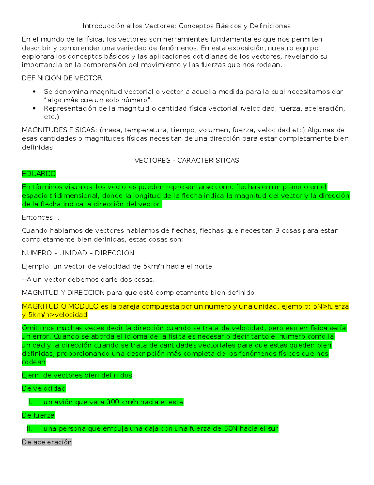 Introducción a los Vectores - Introducción a los Vectores: Conceptos ...