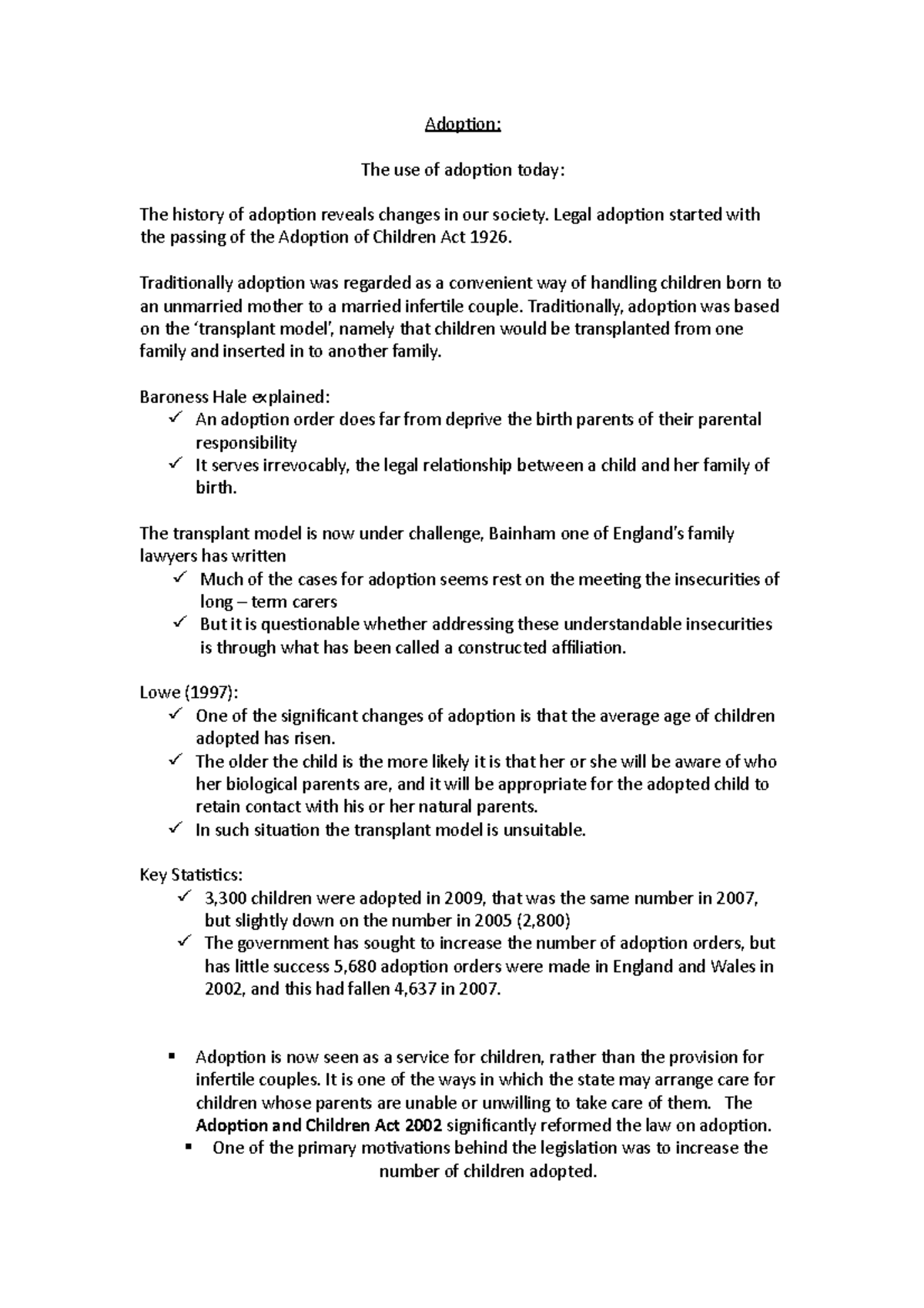 Adoption - Adoption: The use of adoption today: The history of adoption ...