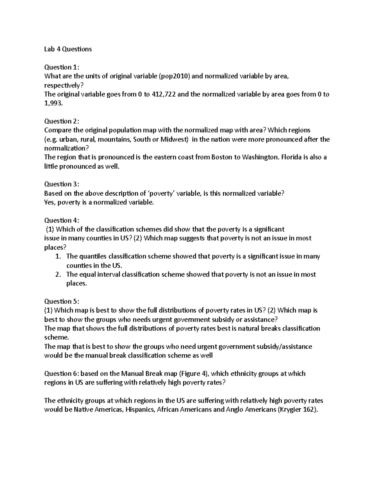 Lab 4 Questions - lab - Lab 4 Questions Question 1: What are the units ...