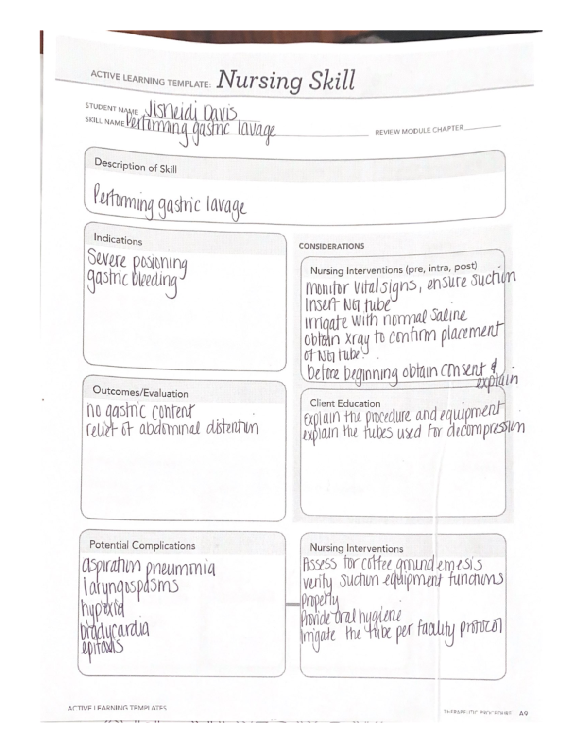 Active Learning Template Nursing Skill - ACTIVE LEARNING TEMPLATE ...