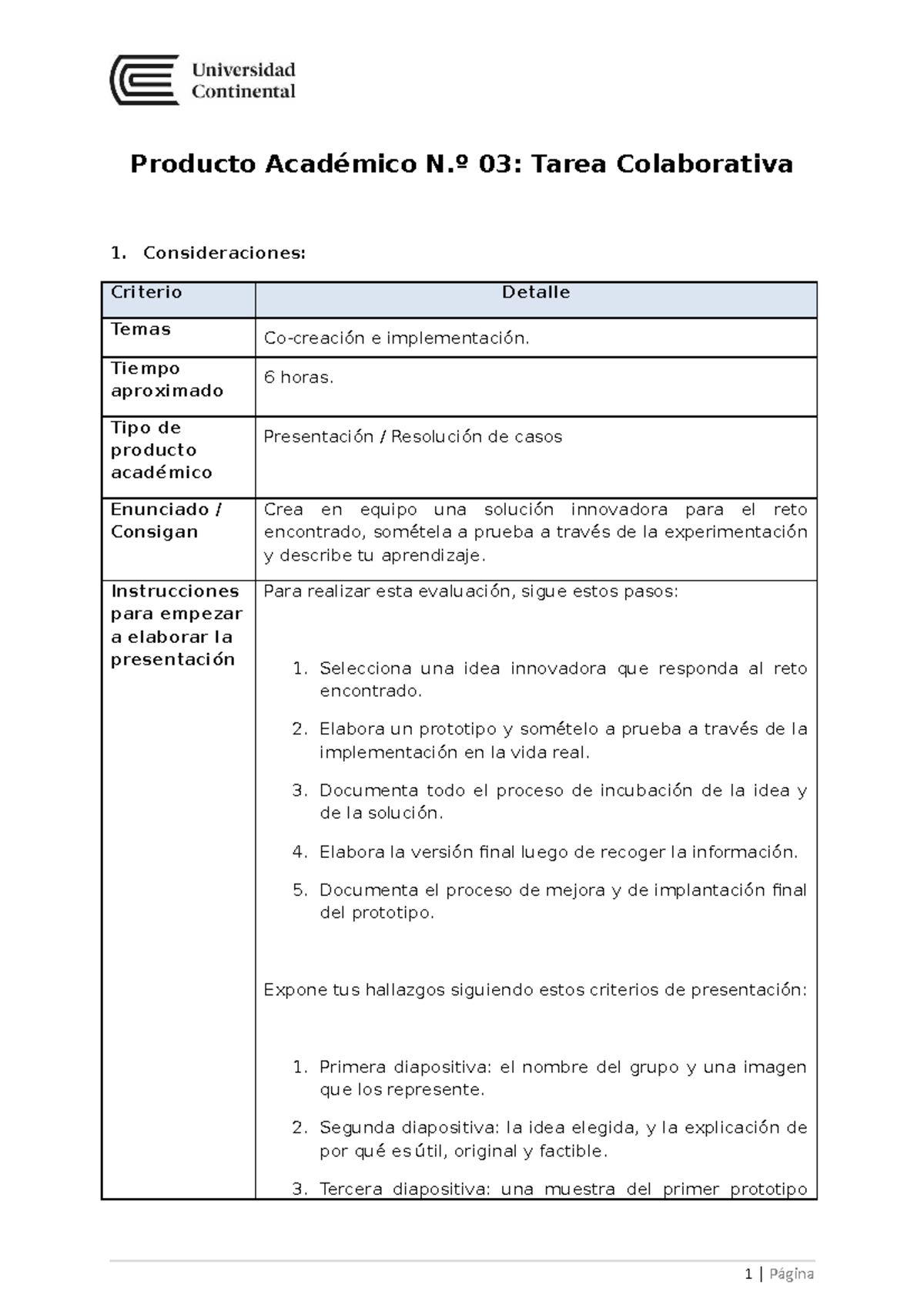 PA03-Distancia -Versión actualizada - 2022-20 - Producto Académico N.º 03: Tarea Colaborativa ...
