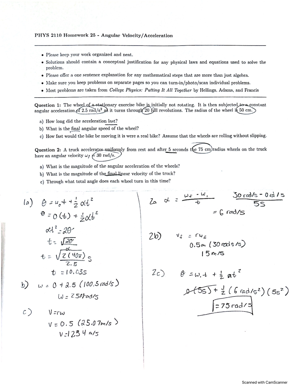 Homework 25 - PHYS 2125 - Studocu