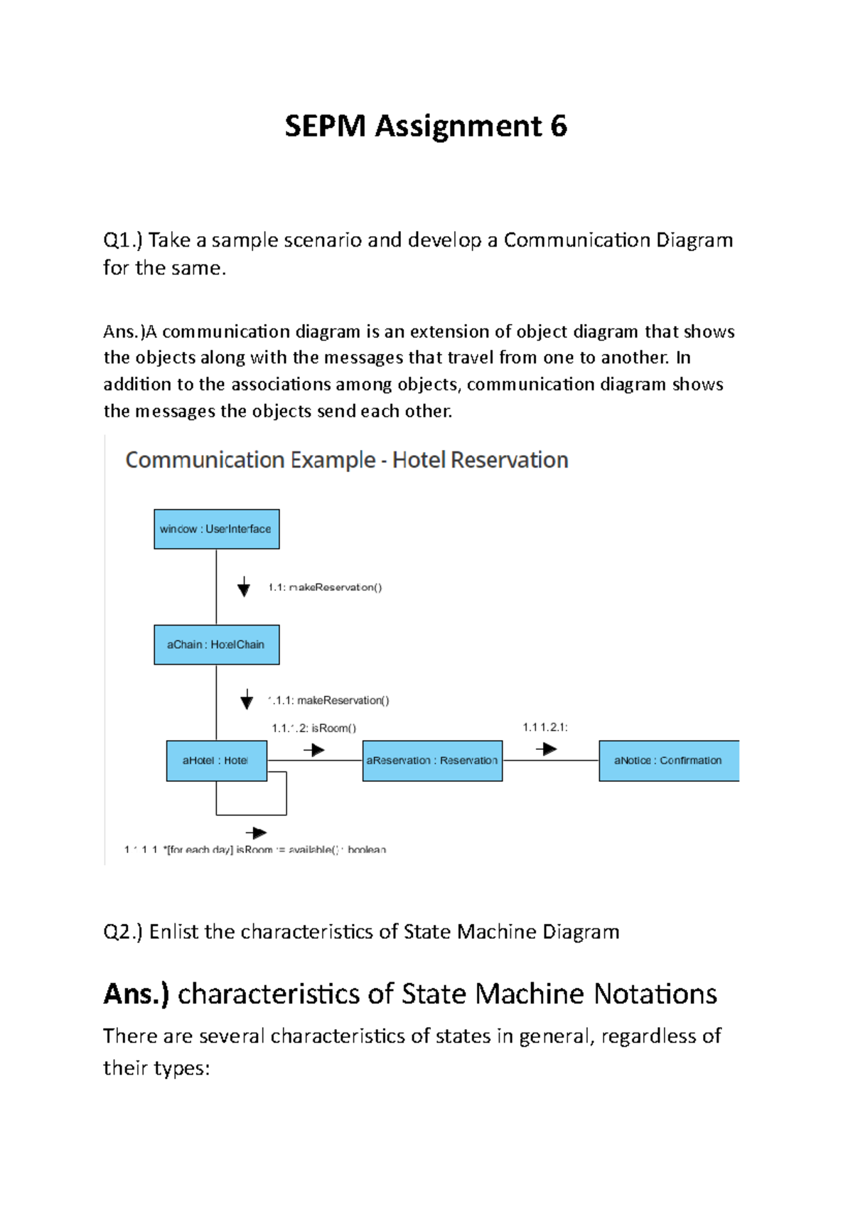 SEPM Assignment 6 - I want to refer to the srs document of the Airline ...