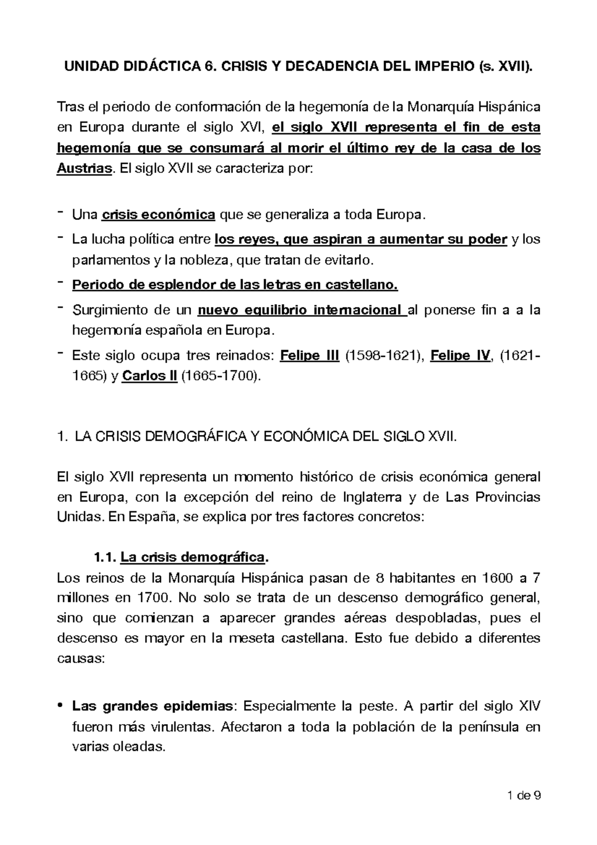 U.D.6. Crisis y decadencia del imperio. s - UNIDAD DIDÁCTICA 6. CRISIS Y DECADENCIA DEL IMPERIO ...