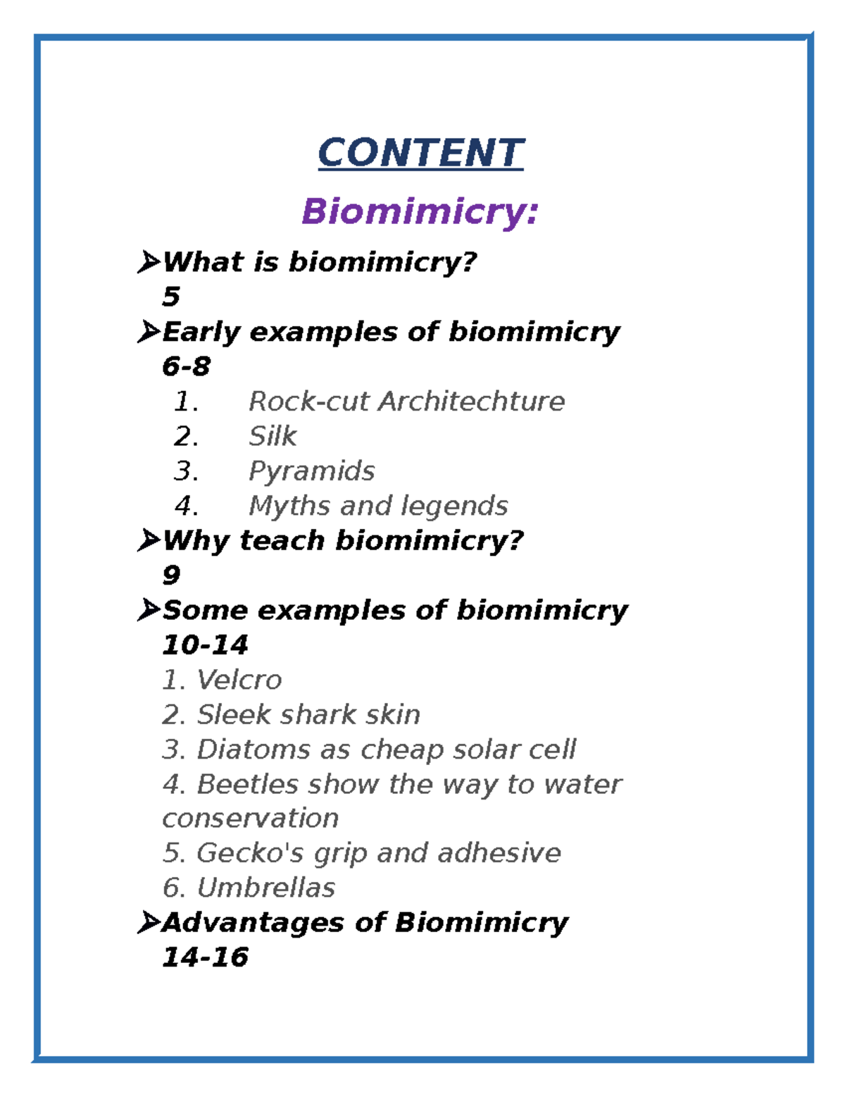 Biomimicry - this is impoertant - CONTENT Biomimicry: What is ...