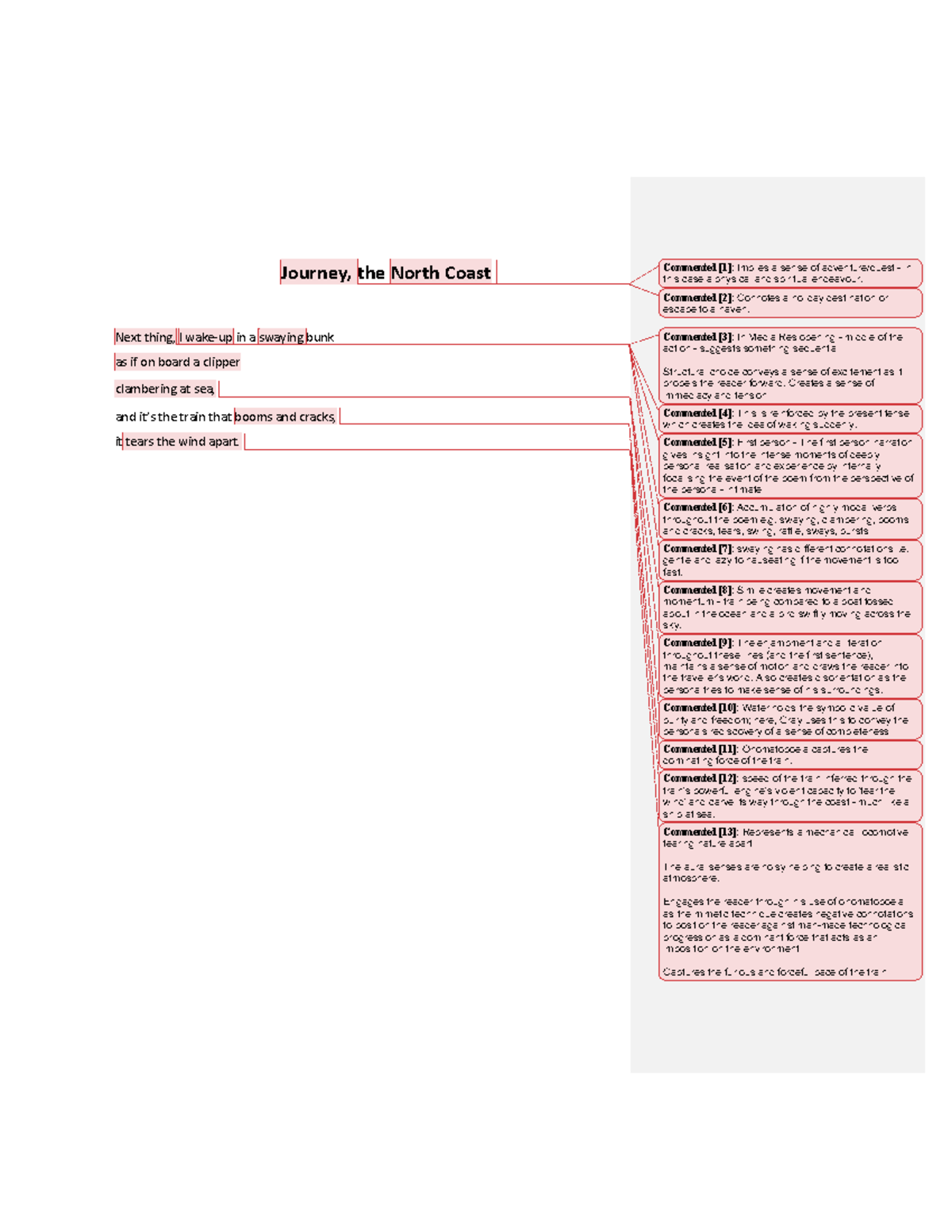 Journey, the North Coast - Analysis - Journey, the North Coast Next ...