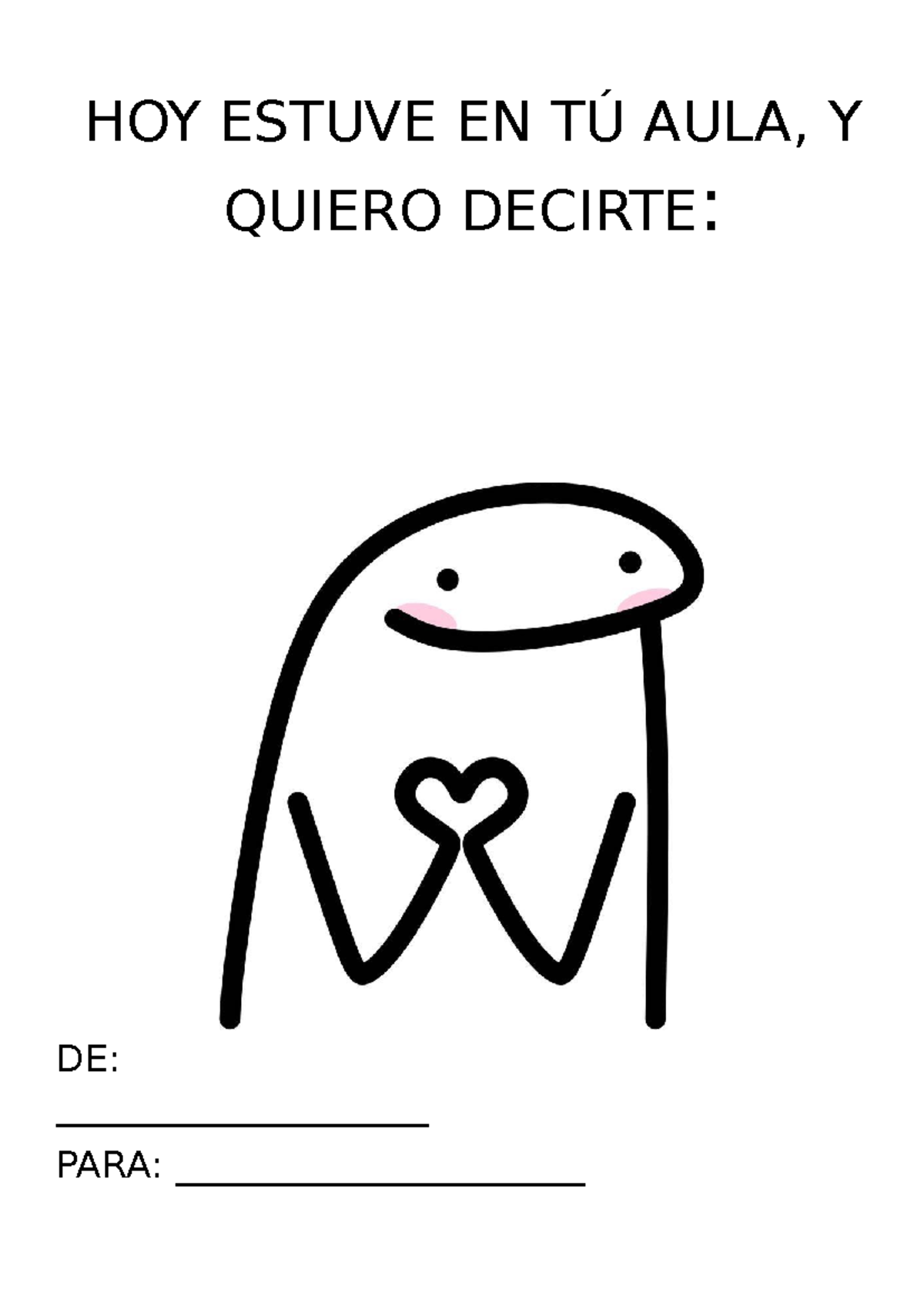 HOY Estuve EN TÚ AULA - es para entregar en un taller y saber cuanto ...