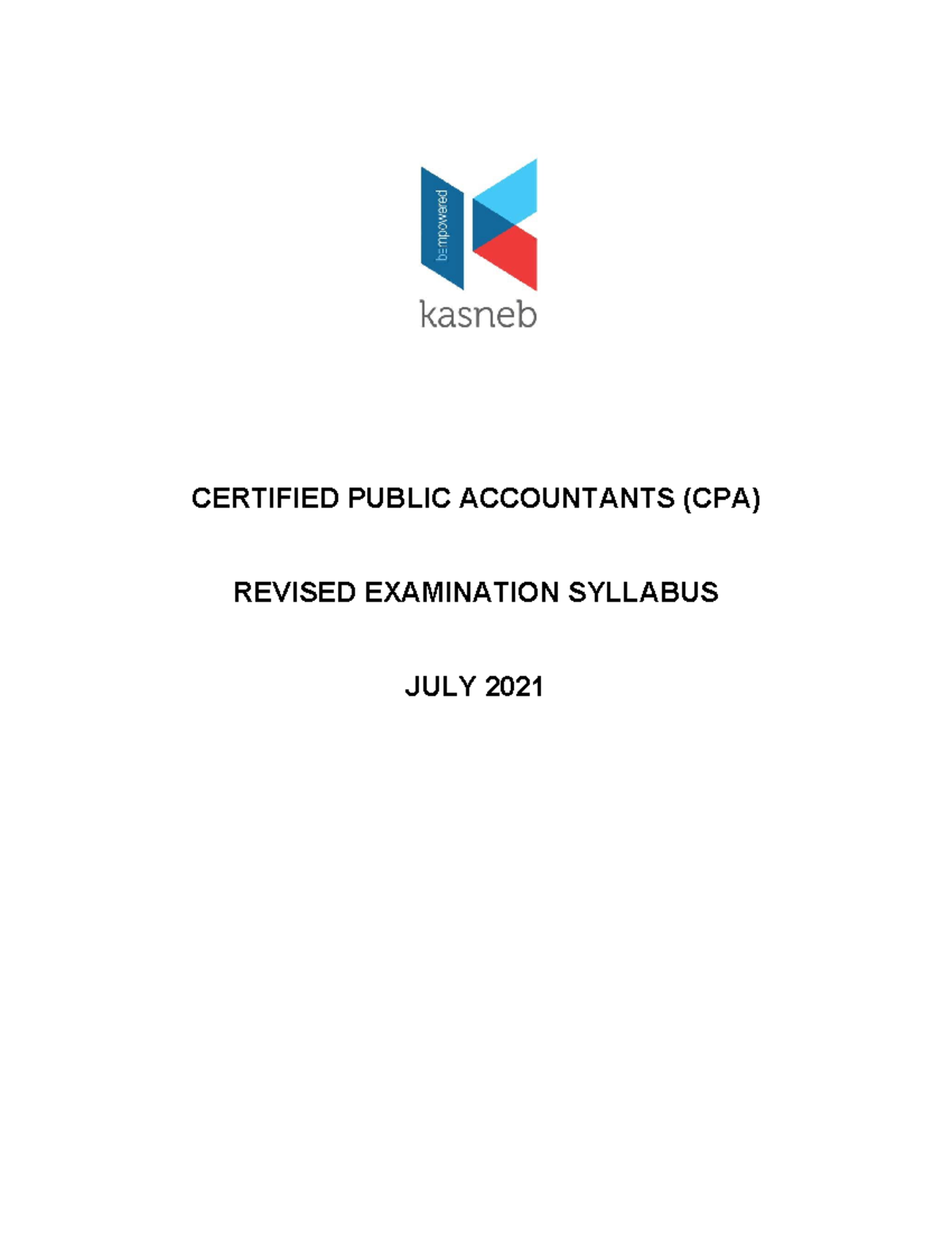 CPA- Syllabus- Final- September-2021 - CERTIFIED PUBLIC ACCOUNTANTS ...