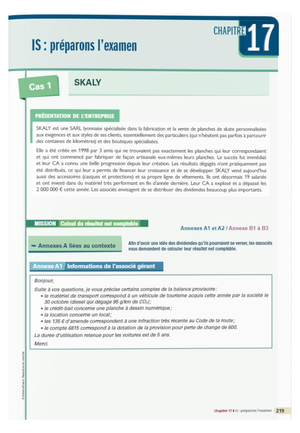 Chapitre 4 - Corrigé - bts cg p4 - Chapitre 4 La durée du travail Positionnement du chapitre ...