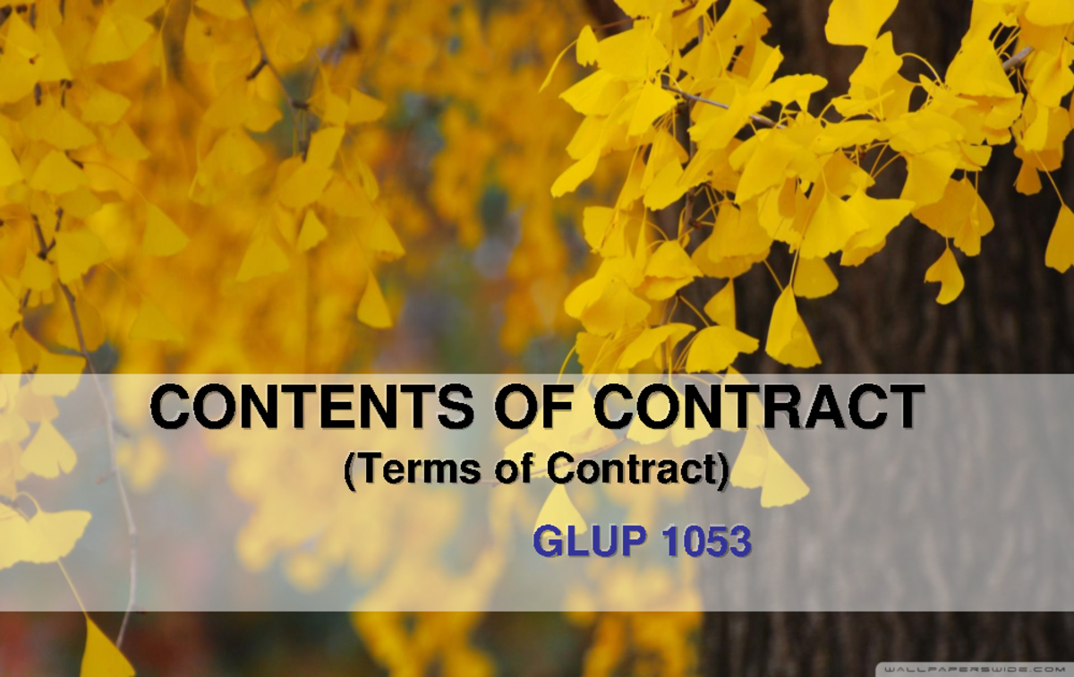Contents of Contract GLUP 1053 (1) - CONTENTS OF CONTRACT (Terms of Contract) GLUP 1053 The ...