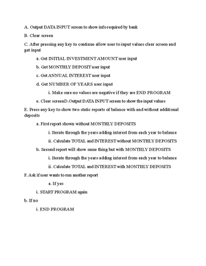 Project 2 Interest Calc cpp CS-210 - #include "InterestCalc" #include #include #include - Studocu