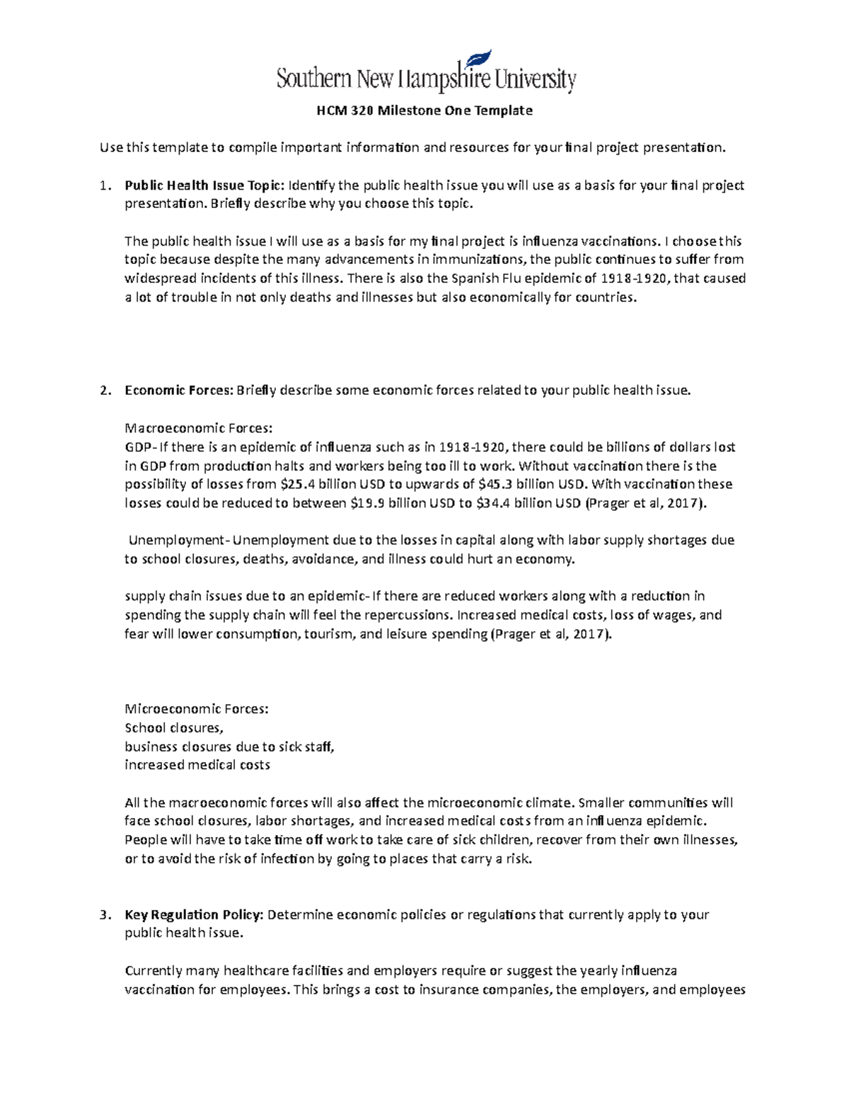 HCM 320 Milestone One - HCM 320 Milestone One Template Use this ...