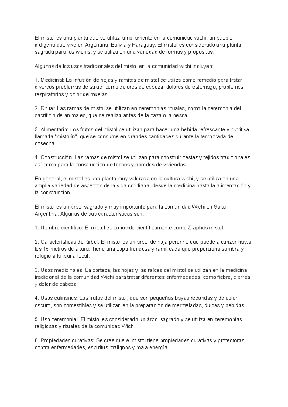 Mistol infrografia - El mistol es una planta que se utiliza ampliamente ...