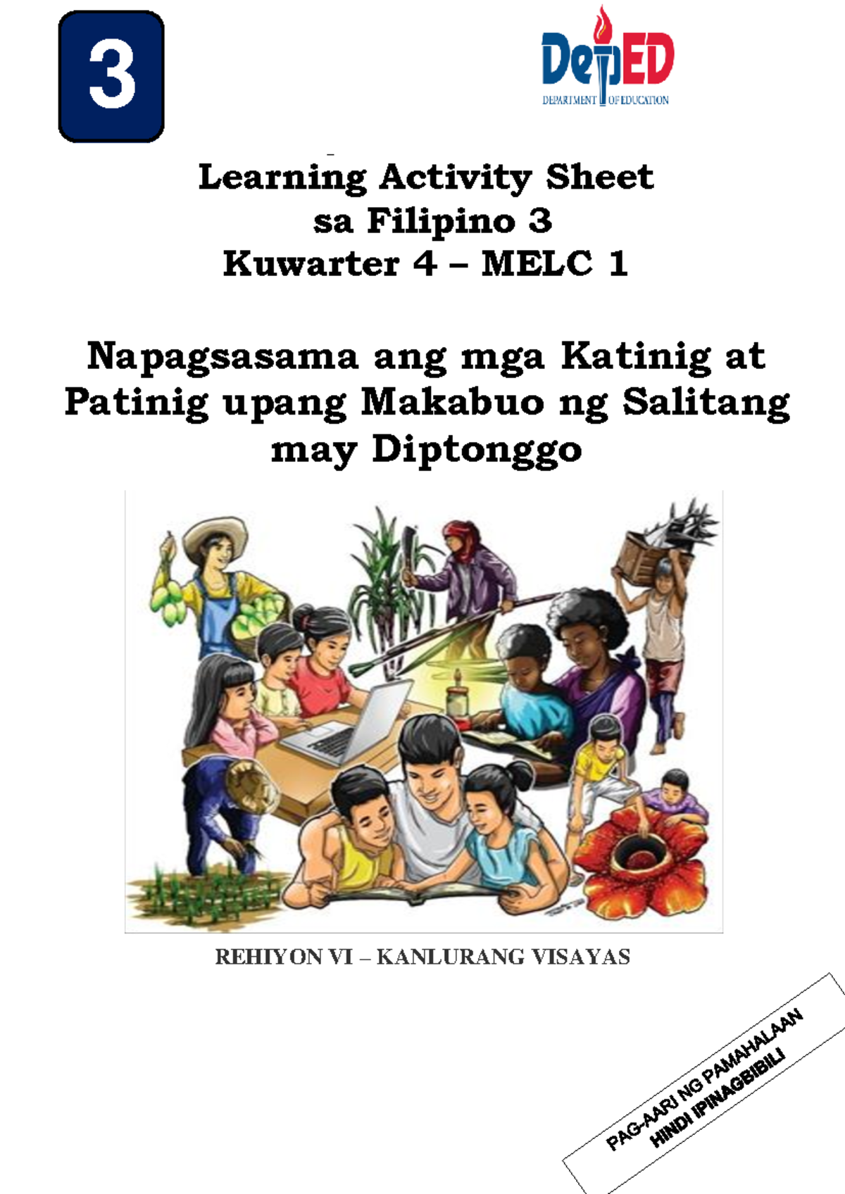 LAS-1 Pagsasama-ng-mga-patinig-at-katinig Bersiyon-1 - Learning ...
