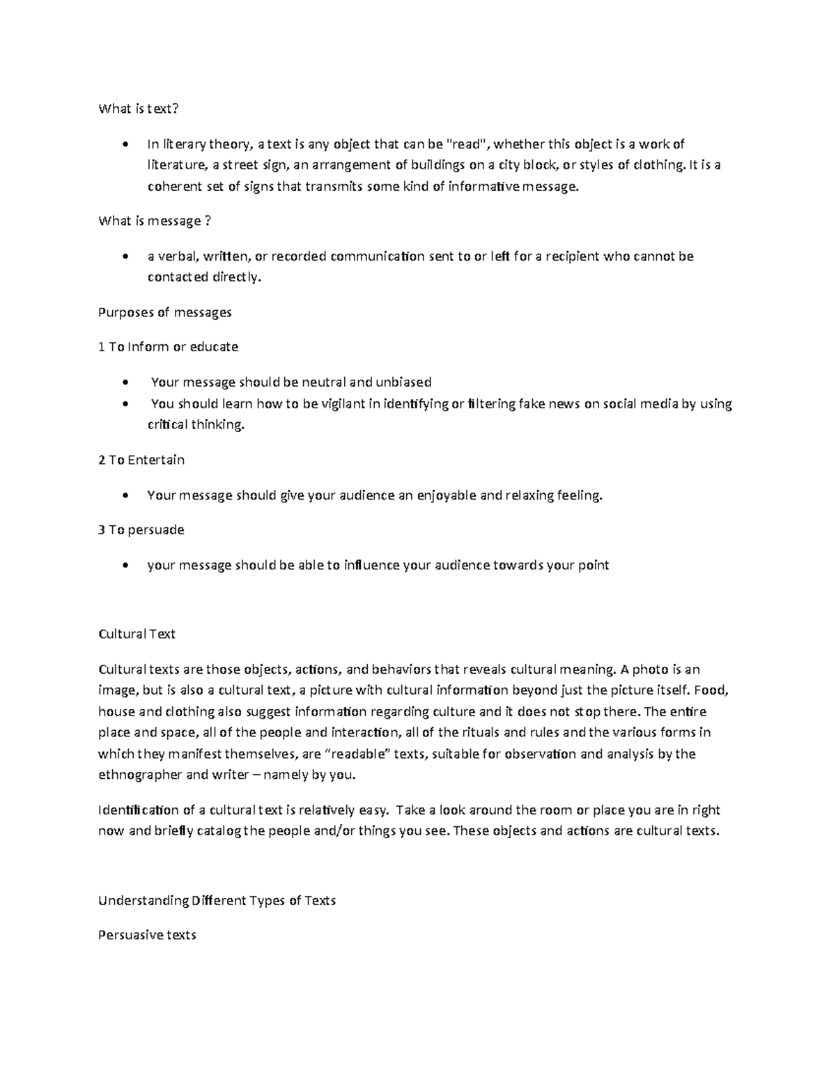 480166688 Evaluating Messages Images OF TEXT - What is text? In ...