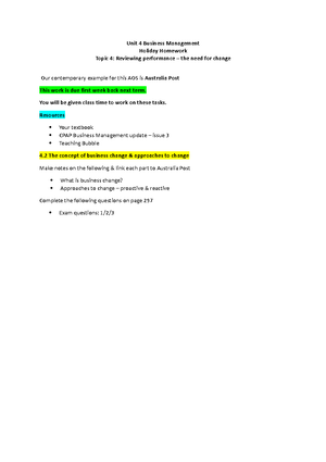 PE cheat sheet SAC case study - Warm-up: increase muscle temperature ...