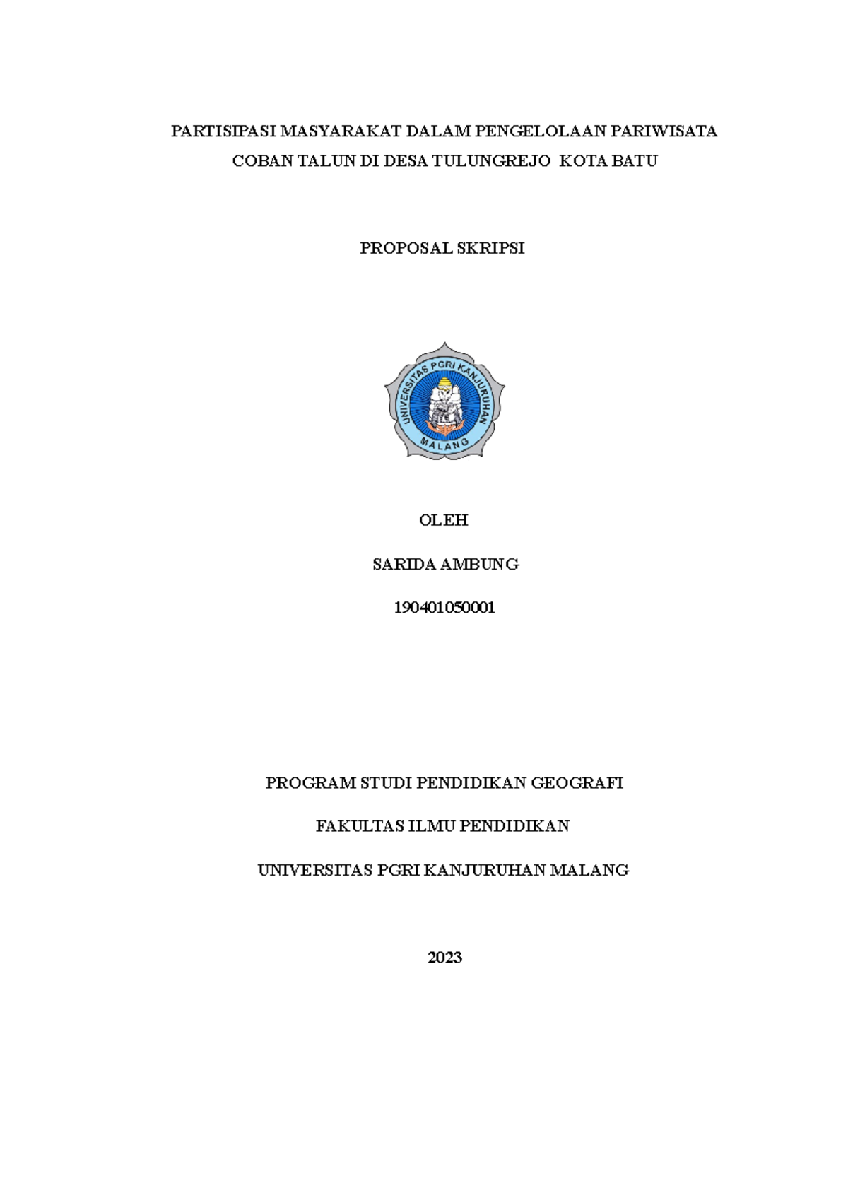 Proposal Skripsi - Berdasarkan uraian di atas, penulis tertarik untuk ...