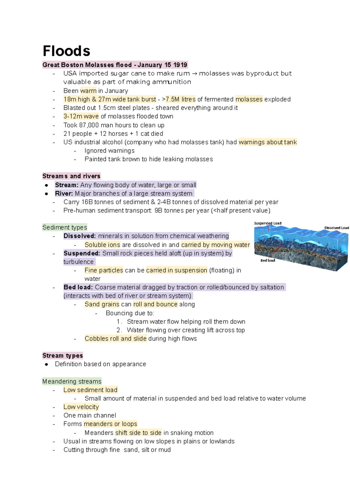 Floods - Lecture notes for flood module - Natural Hazards in New ...