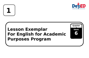 LE Q2 - EAPP WEEK 4 - eapp - Lesson Exemplar For English for Academic ...