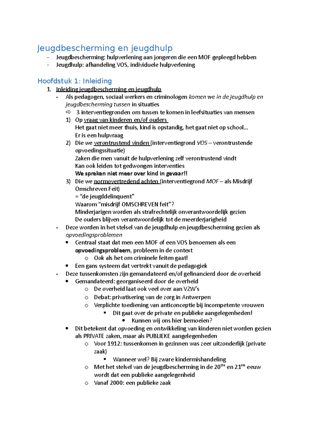 Jeugdbescherming en jeugdhulp - .. Er is een hulpvraag 2) Die we ...