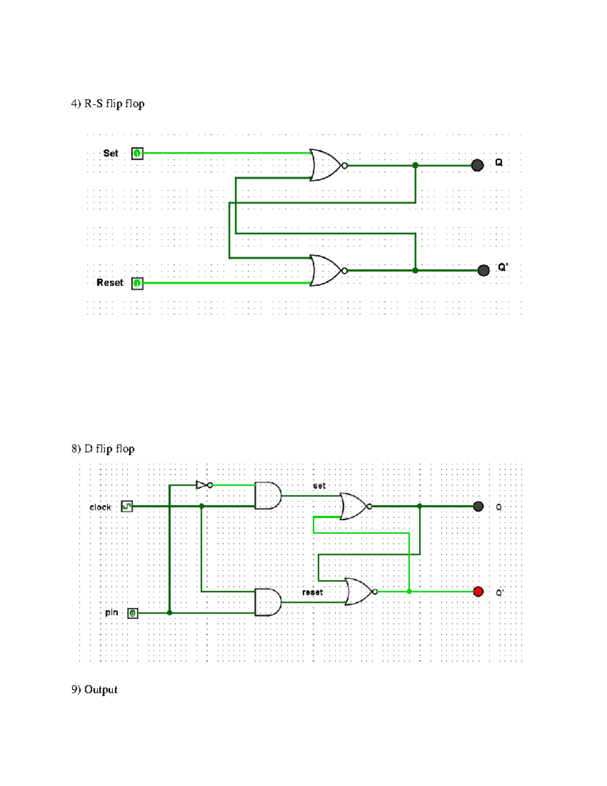Lab3 - lecture notes - AFG2020 - 4 ) R-S flip flop 8) D flip flop 9 ...