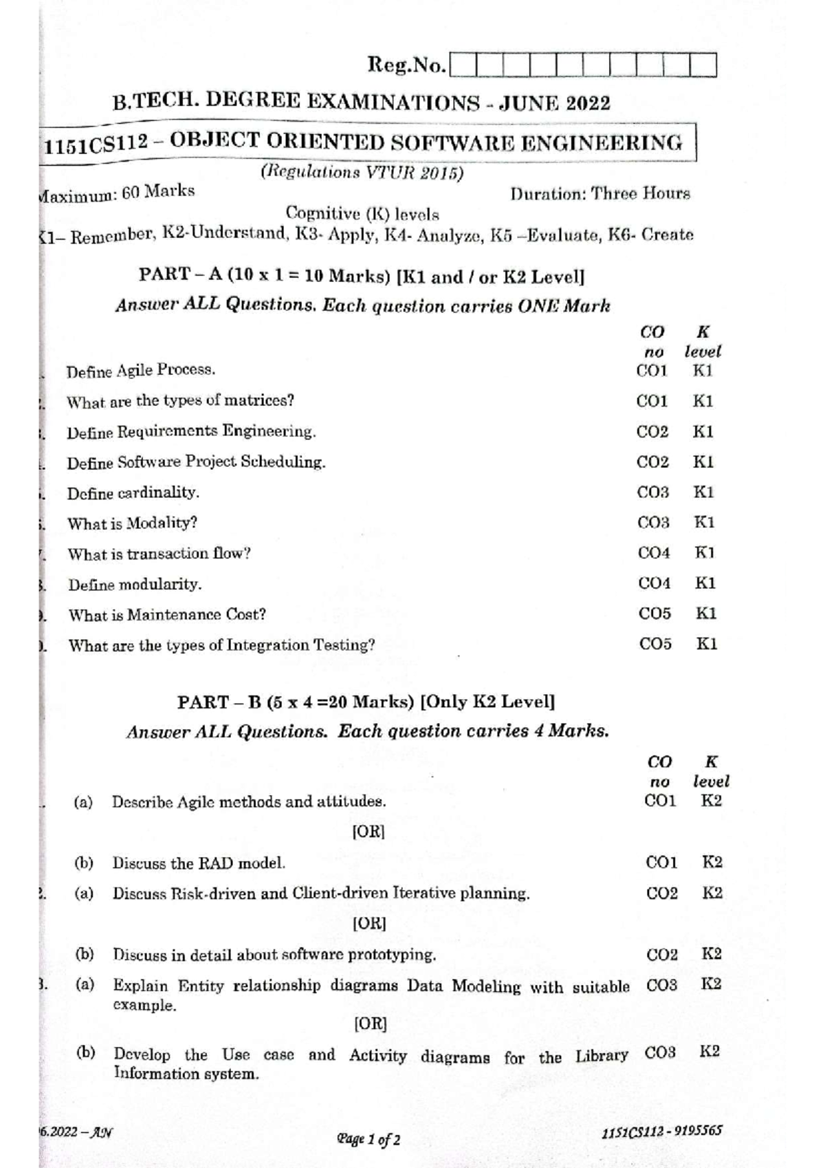 OOSE - oose - Object oriented programming - Studocu