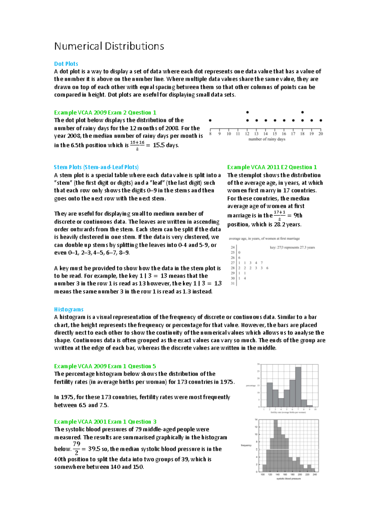 title of this book is book - Dot Plots A dot plot is a way to display a ...