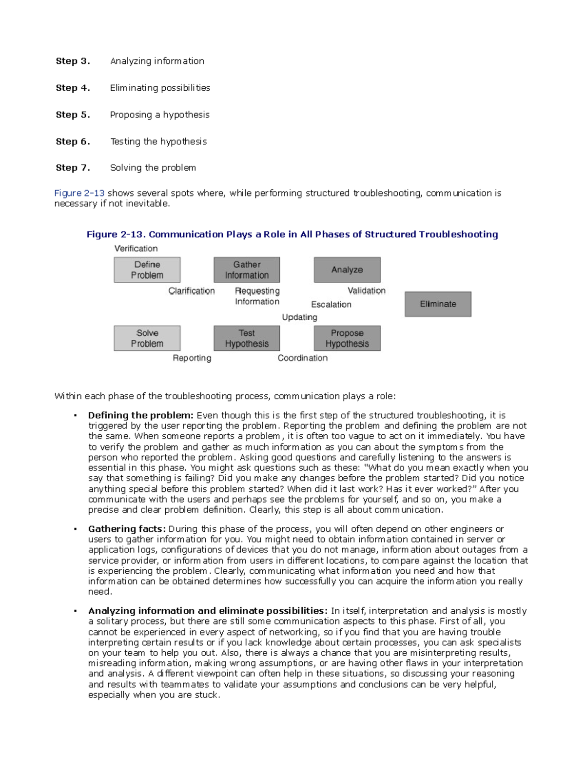 Troubleshooting And Maintaining Cisco Ip Networks Step 3 Analyzing