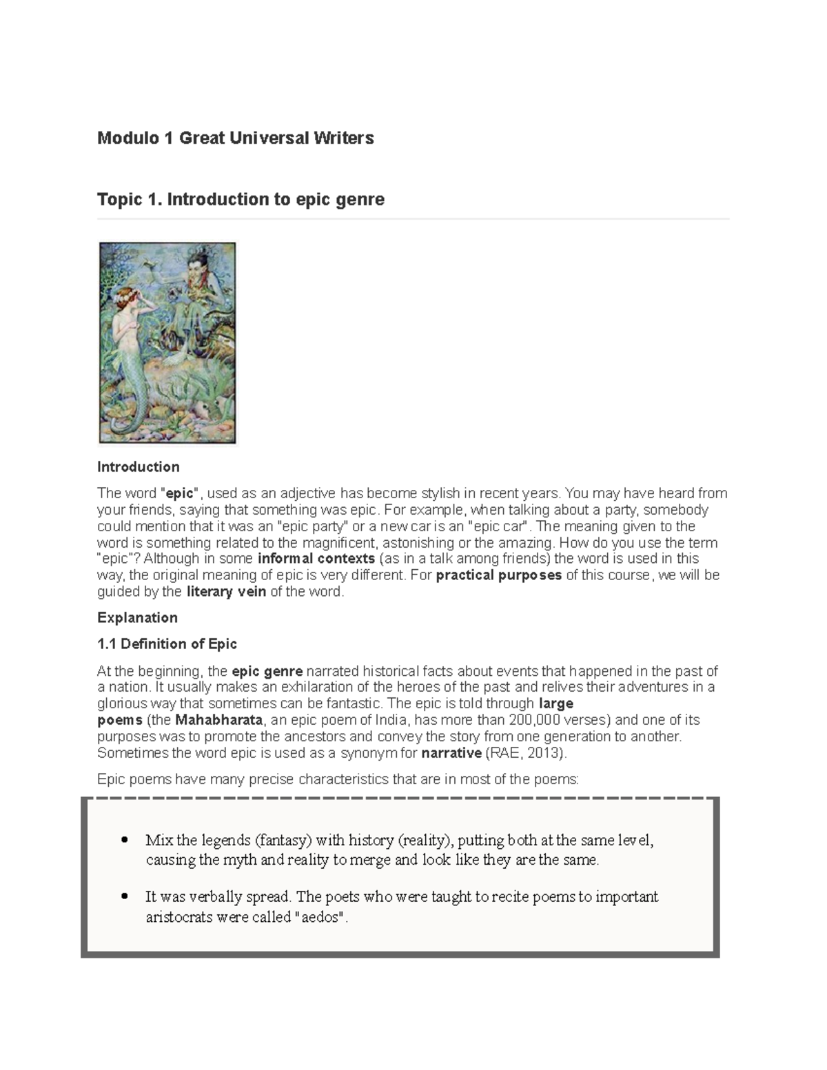Modulo 1 Great Universal Writers - Modulo 1 Great Universal Writers ...